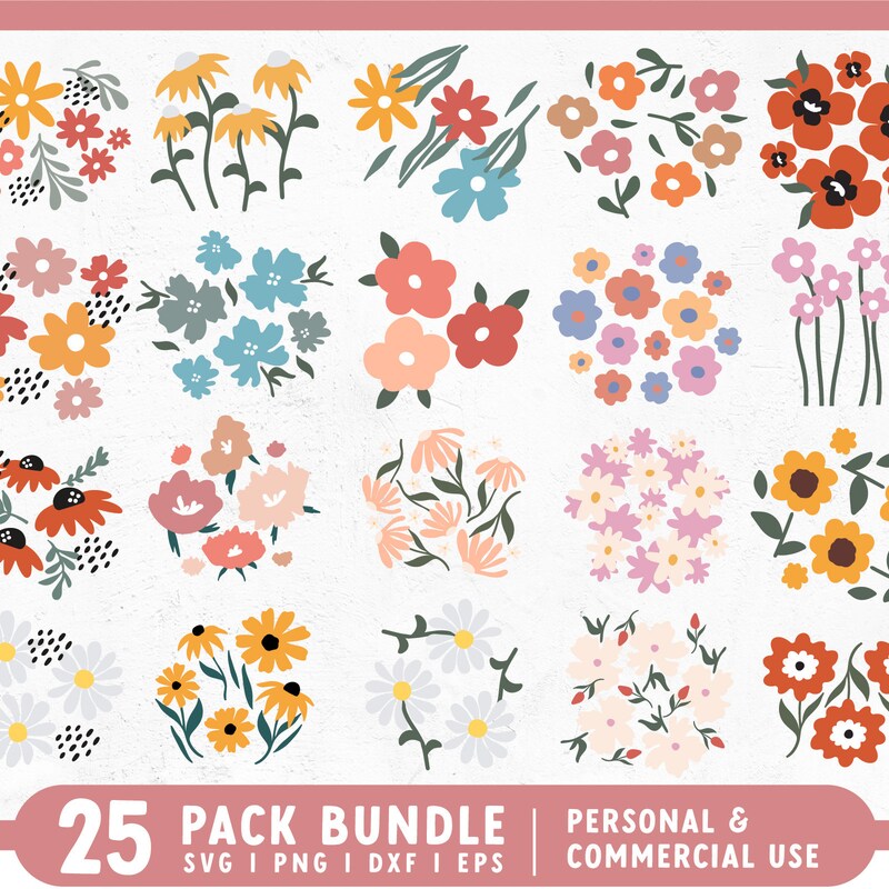 Spring Flowers - Etsy