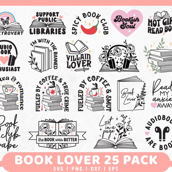 Libro spicy svg - Etsy México