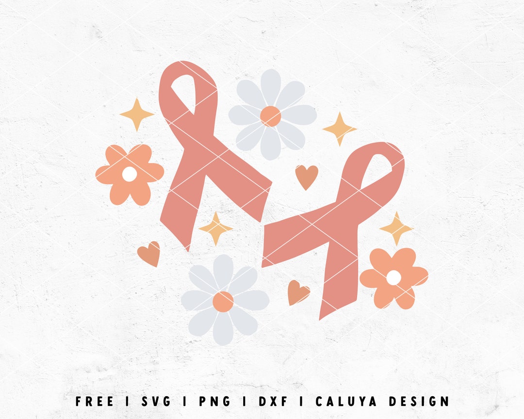 Pink Ribbon SVG | Breast Cancer SVG | Cancer Awareness SVG | Awareness ...
