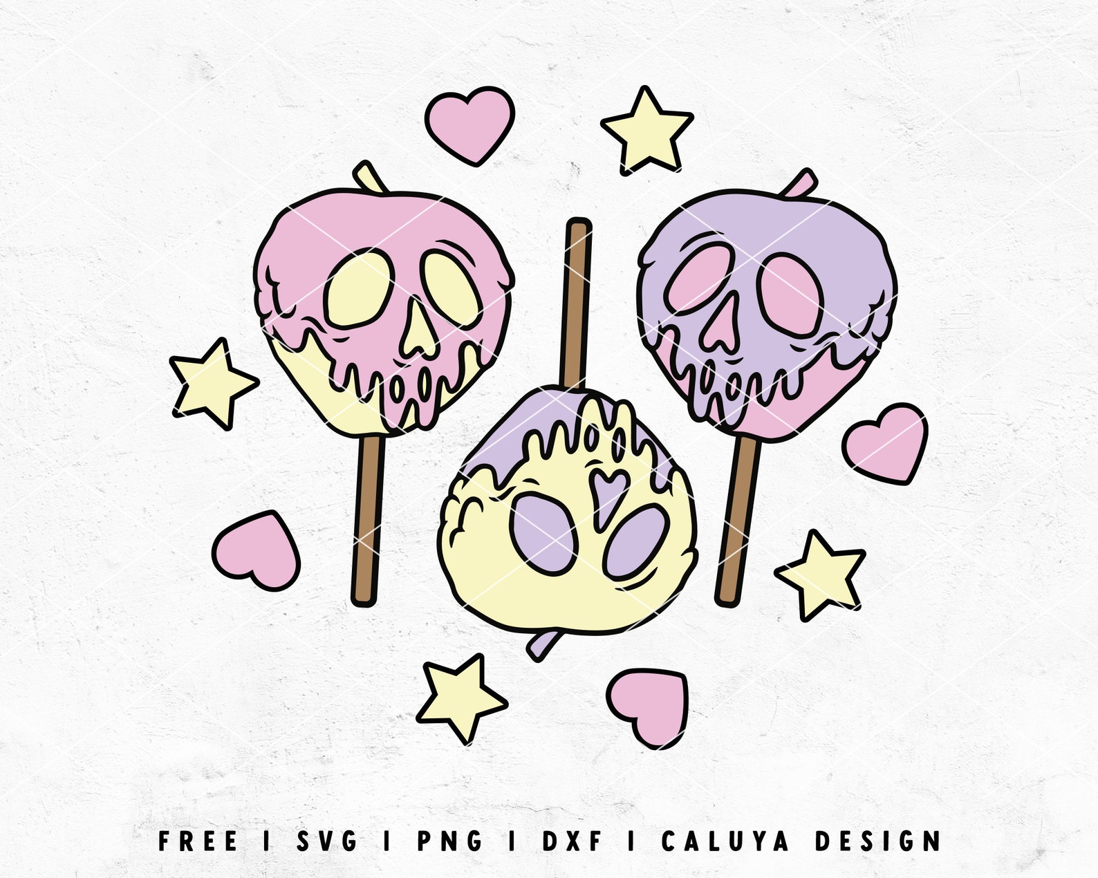 Cute Halloween SVG | Poisoned Apple SVG | Apple Candy SVG | Skull Svg ...