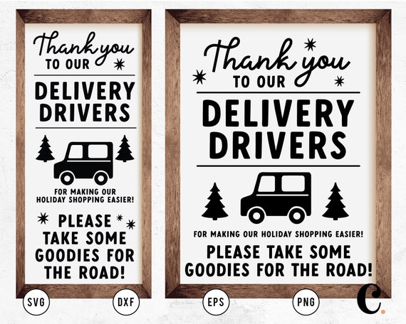 Delivery Driver SVG Package Delivery SVG Delivery Driver | Etsy