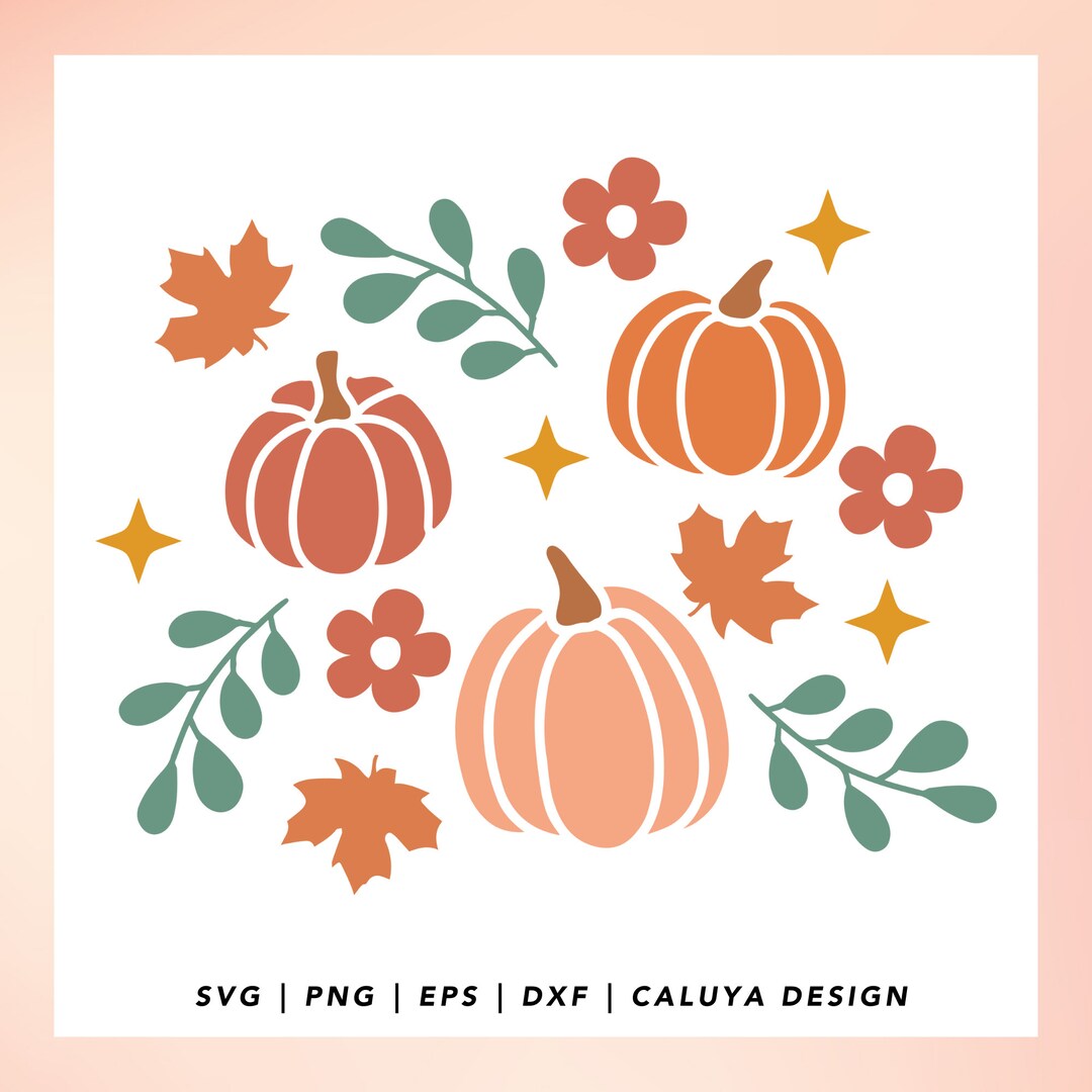 Pastel Pumpkin SVG | Cute Pumpkin SVG | Fall Pumpkin SVG | Fall Libbey ...
