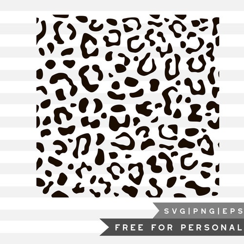 FREE SVG & PNG Colored Leopard Pattern Cricut Cut Files - Etsy