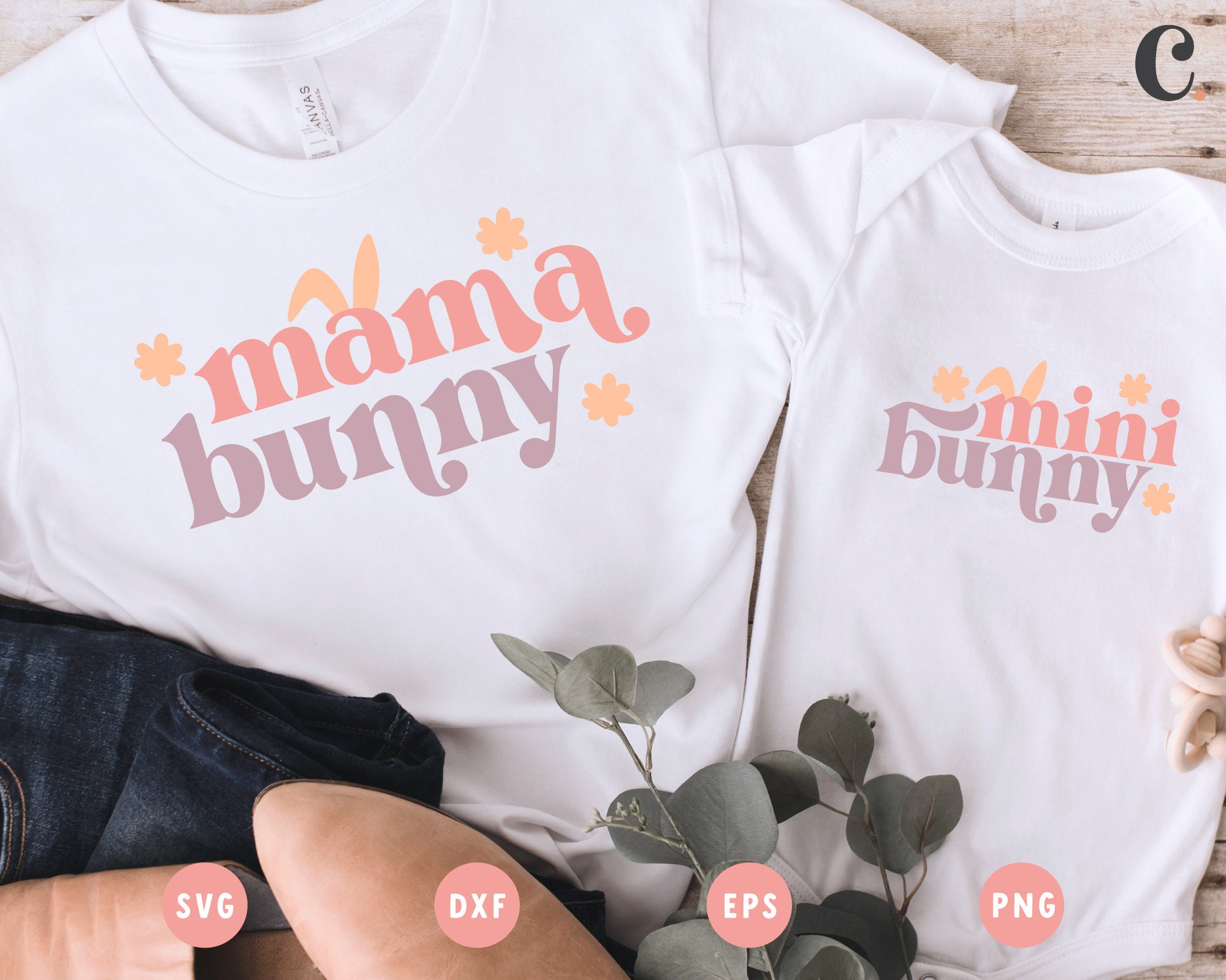 Easter Bunny SVG | Mama Bunny SVG | Mini Bunny SVG | Peeps Svg | Hoppy ...