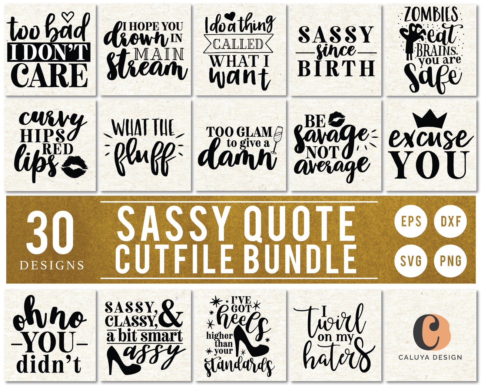 Sassy Quote Svg Cut File Bundle Deal Cut File For Cricut And Etsy