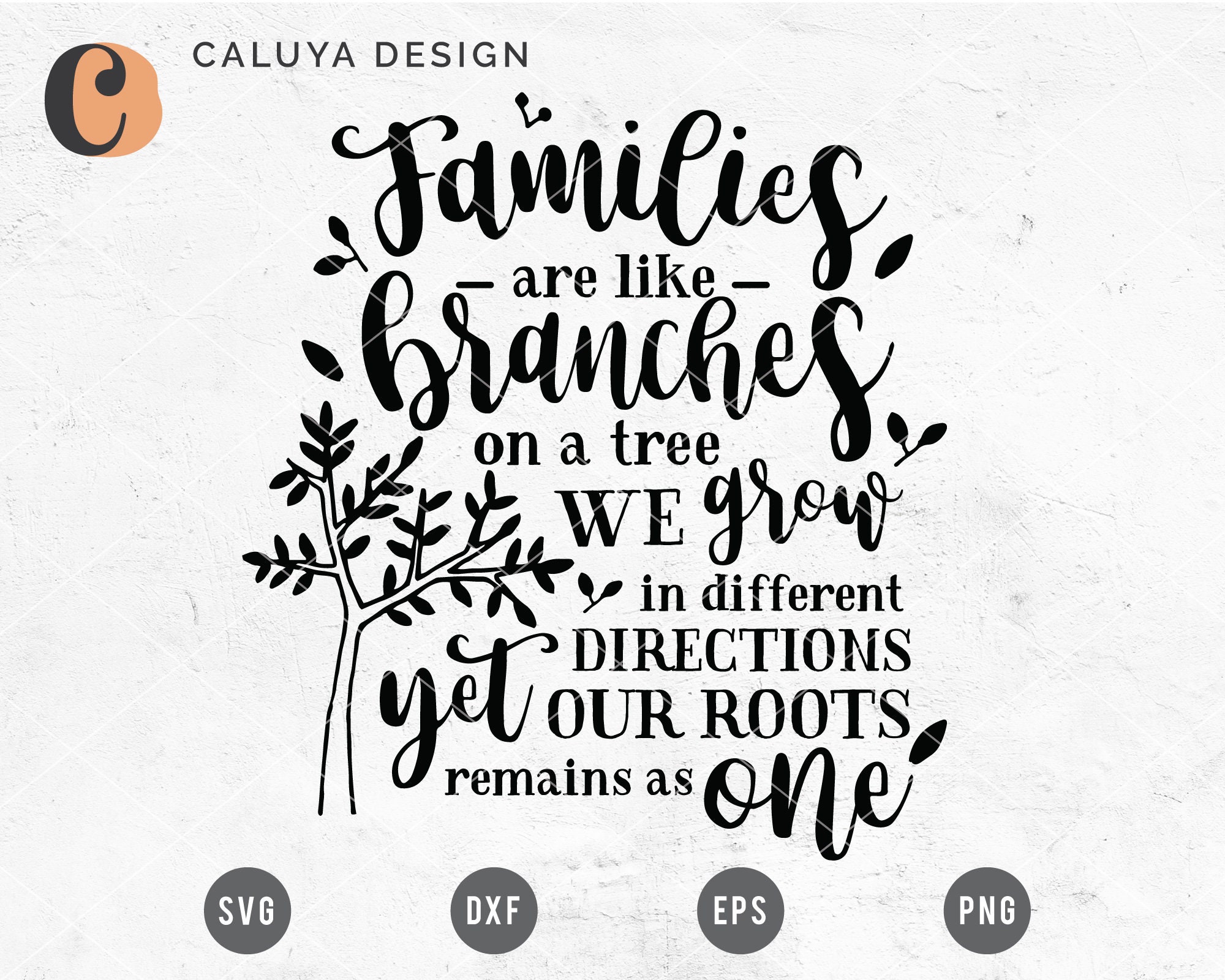 Family Tree SVG Inspirational Family Quote SVG Family | Etsy
