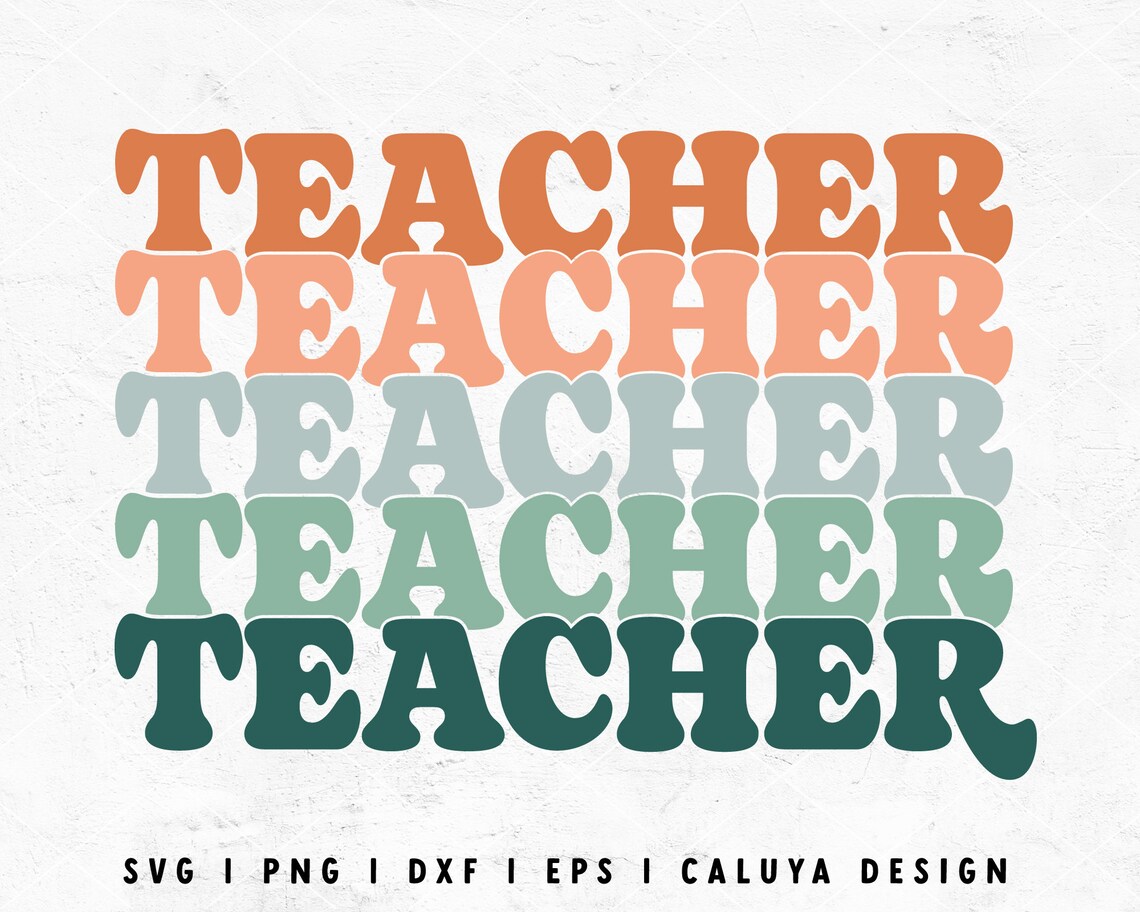 Teacher SVG Back to School SVG Teacher Appreciation SVG - Etsy