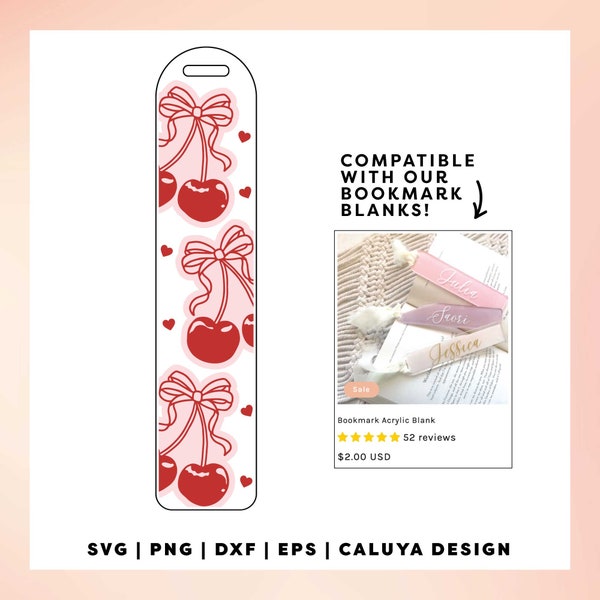 Coquette Bookmark Printable - Etsy