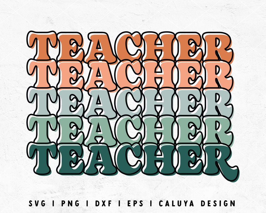 Teacher SVG Back to School SVG Teacher Appreciation SVG - Etsy
