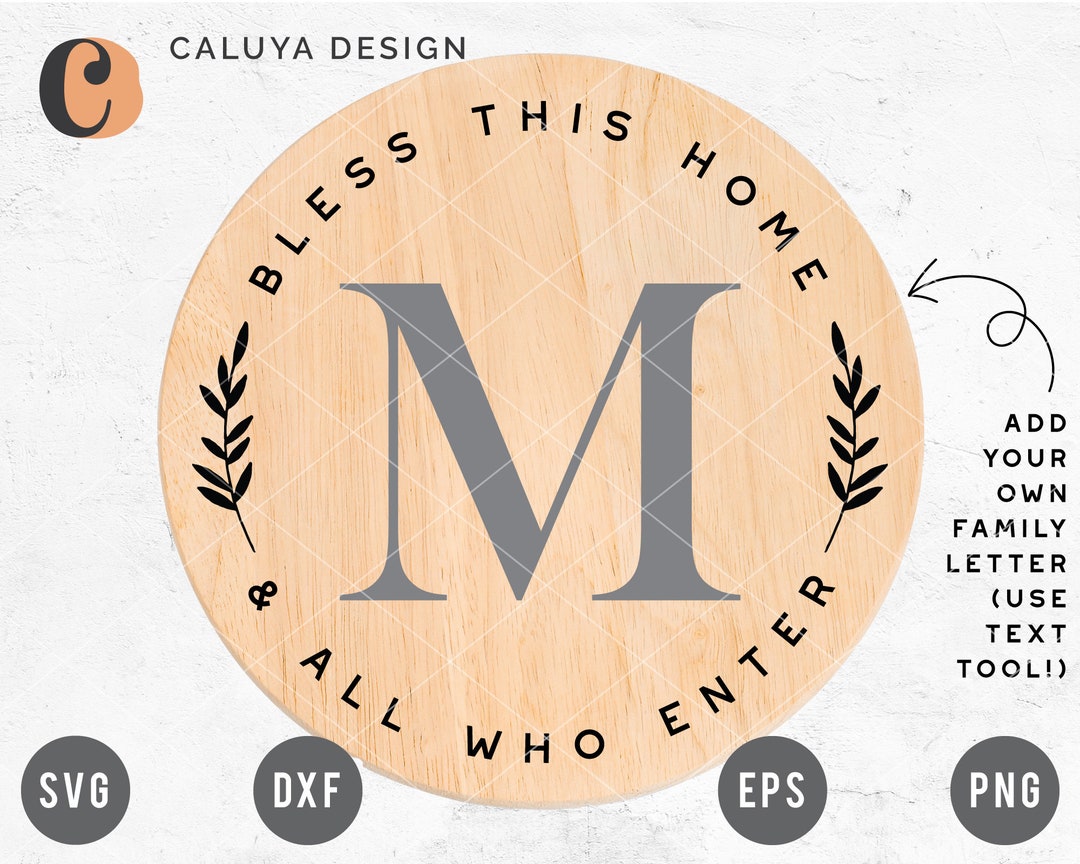 Family Monogram SVG | Circle Monogram SVG | Circle Sign Svg | Welcome ...