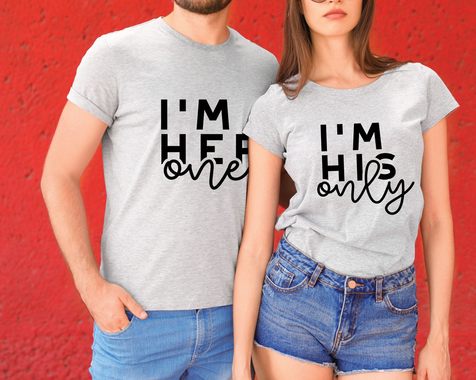 Happy Couple T-shirt Making SVG Cut File Bundle Deal Cut | Etsy