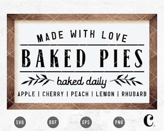 Vintage Baker Sign SVG Vintage Kitchen Sign SVG | Etsy