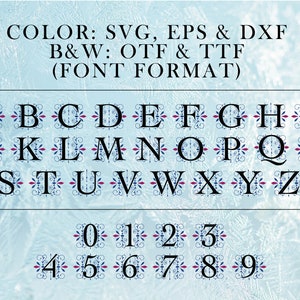 Vintage Monogram for Cricut | Personalized Monogram | Frozen Inspired ...