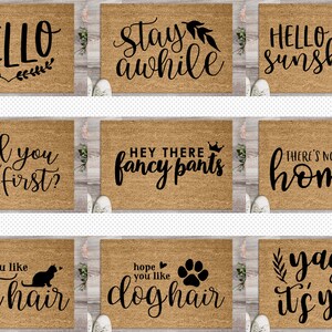 DIY Doormat SVG Cut File Bundle Deal | Cut File for Cricut & Cameo ...
