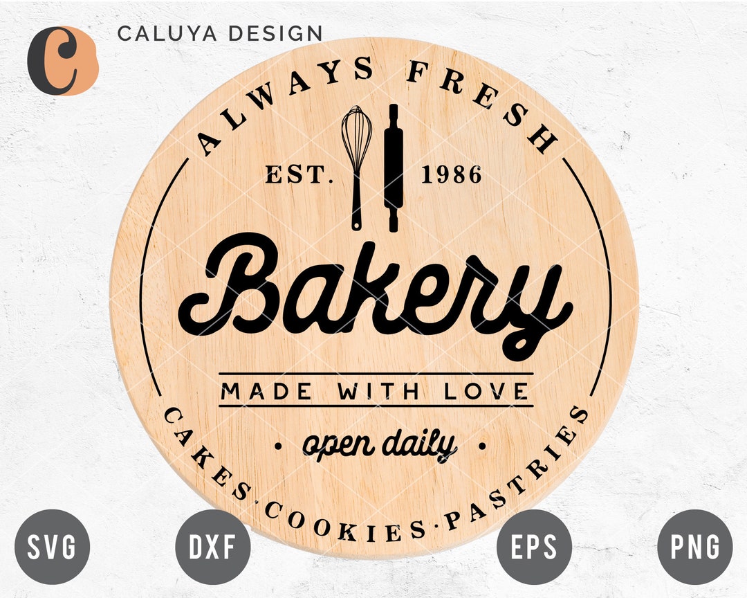 Bakery Sign SVG | Kitchen Sign SVG | Moms Bakery Svg | Bake Shop Sign ...