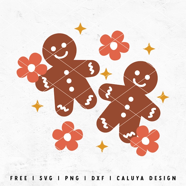 Gingerbread Man Svg - Etsy
