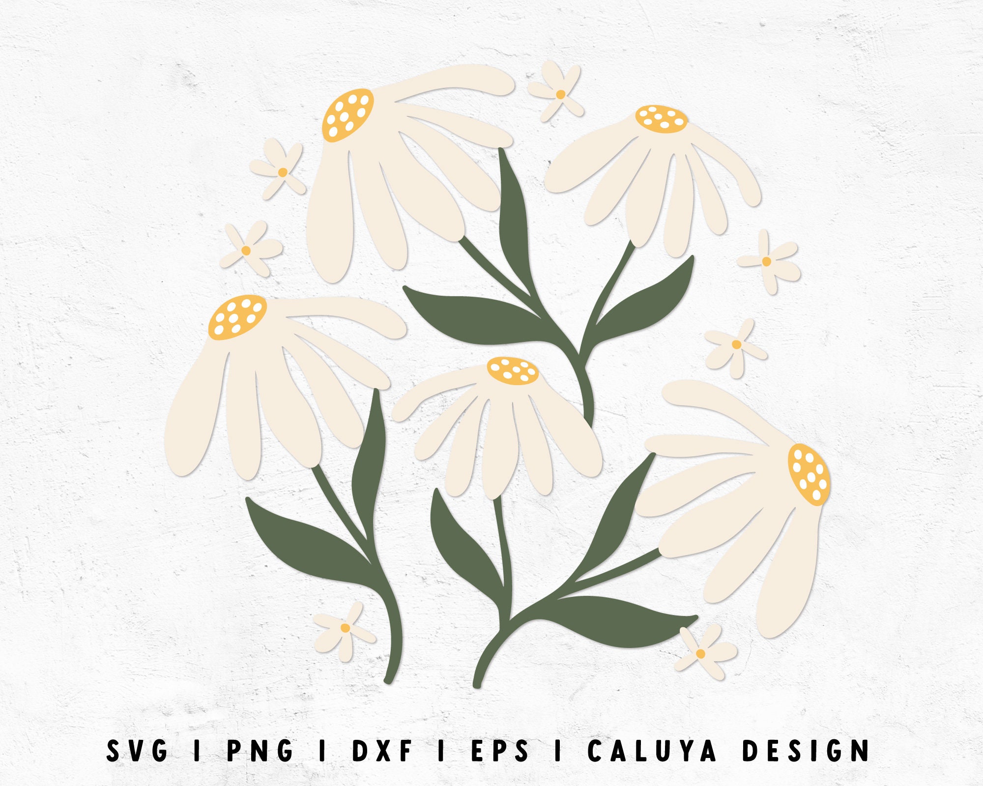 Abstract Flower SVG | Matisse Flower SVG | Daisy SVG | Flower Bouquet ...