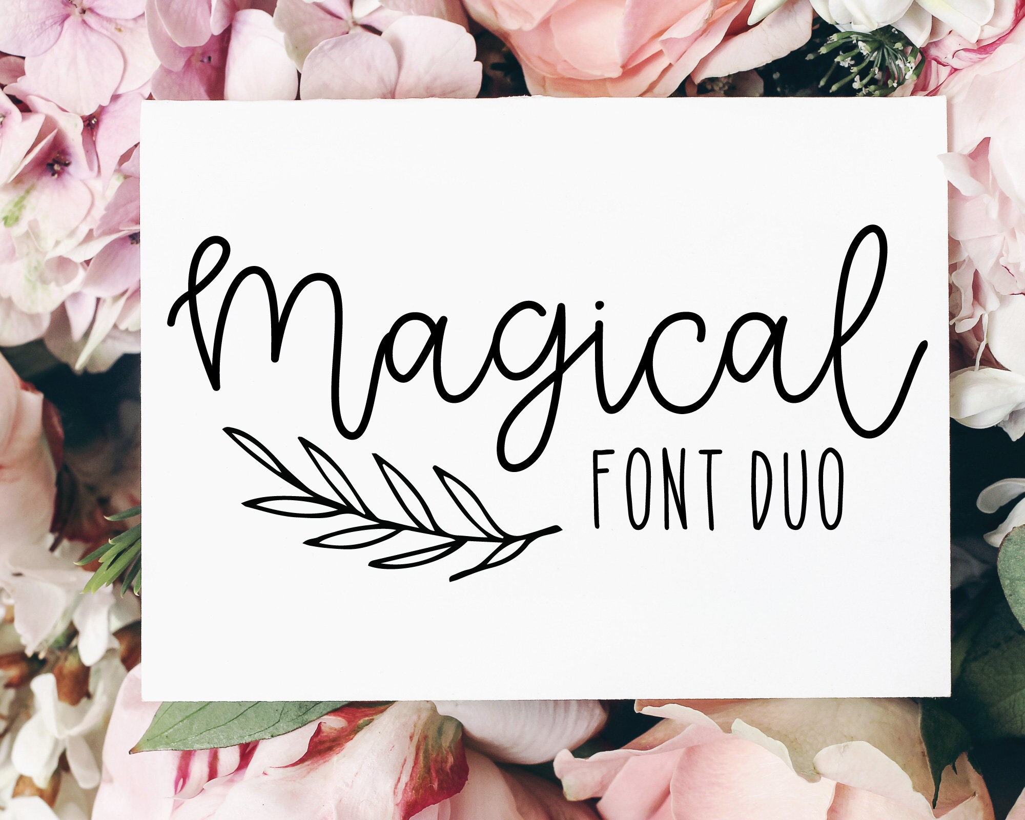 Calligraphy Font Duo | Cricut Font Duo | Script Font, Cricut Script ...