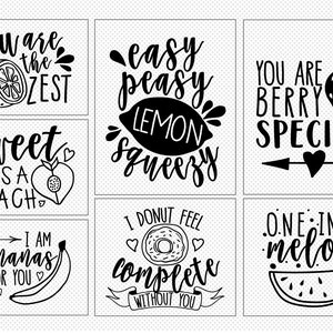 Funny & Cute Quote SVG Cutting File Bundle for Cricut, Cameo Silhouette ...