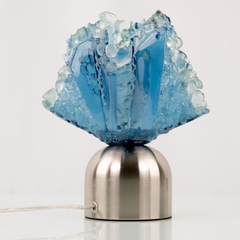 Blue Table Lamp - Etsy