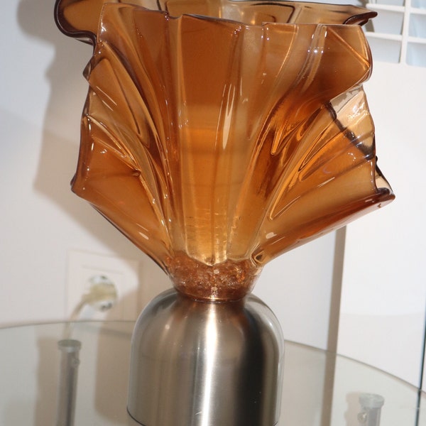 Fused Glass Lamp - Etsy