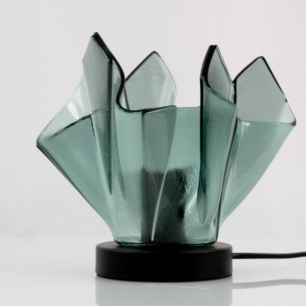 Fused Glass Lamp - Etsy