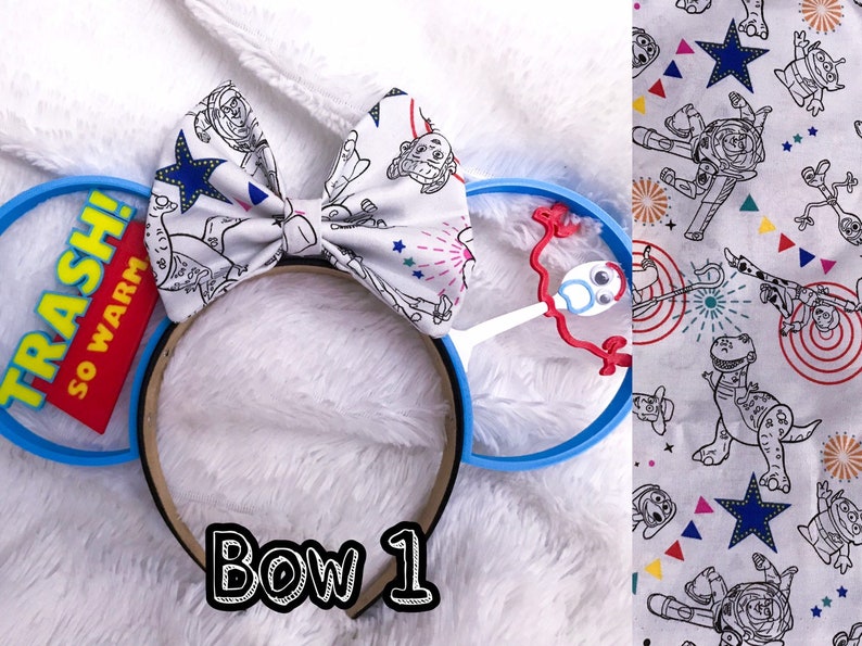 Forky Toy Story 3D Mickey Ears With Googly Eyes - Etsy