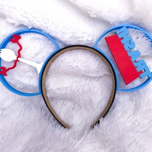 Forky Toy Story 3D Mickey Ears With Googly Eyes - Etsy