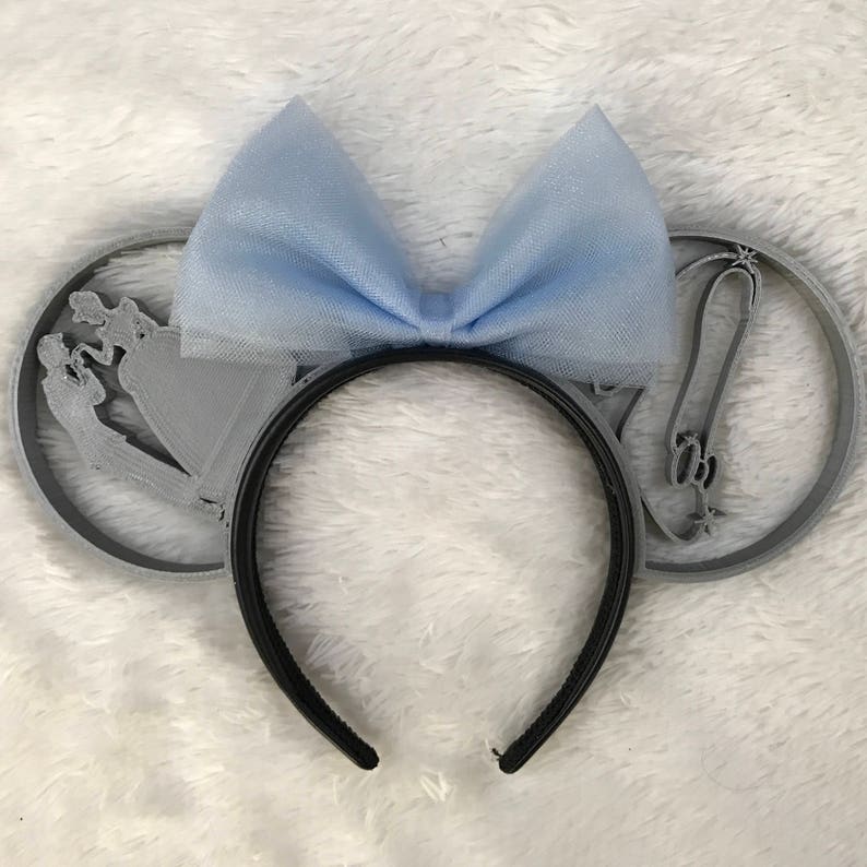 Cinderella Glass Slipper 3d Ears Etsy
