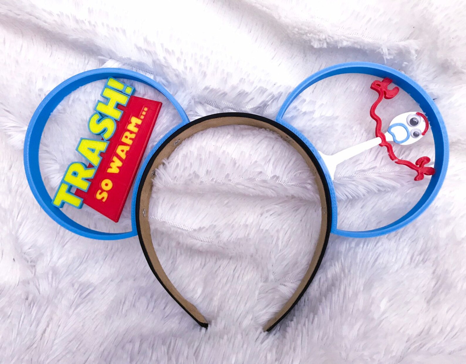 Forky Toy Story 3D Mickey Ears With Googly Eyes - Etsy