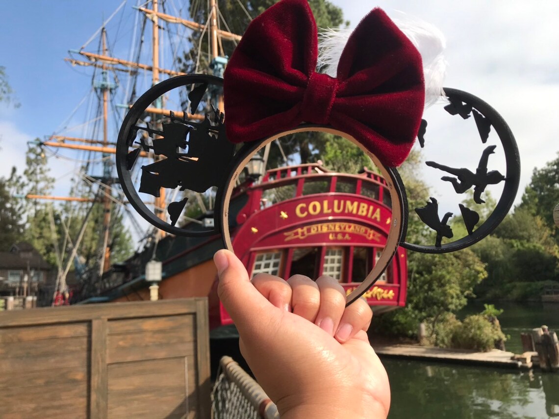 Captain Hook 3D Mickey Ears - Etsy