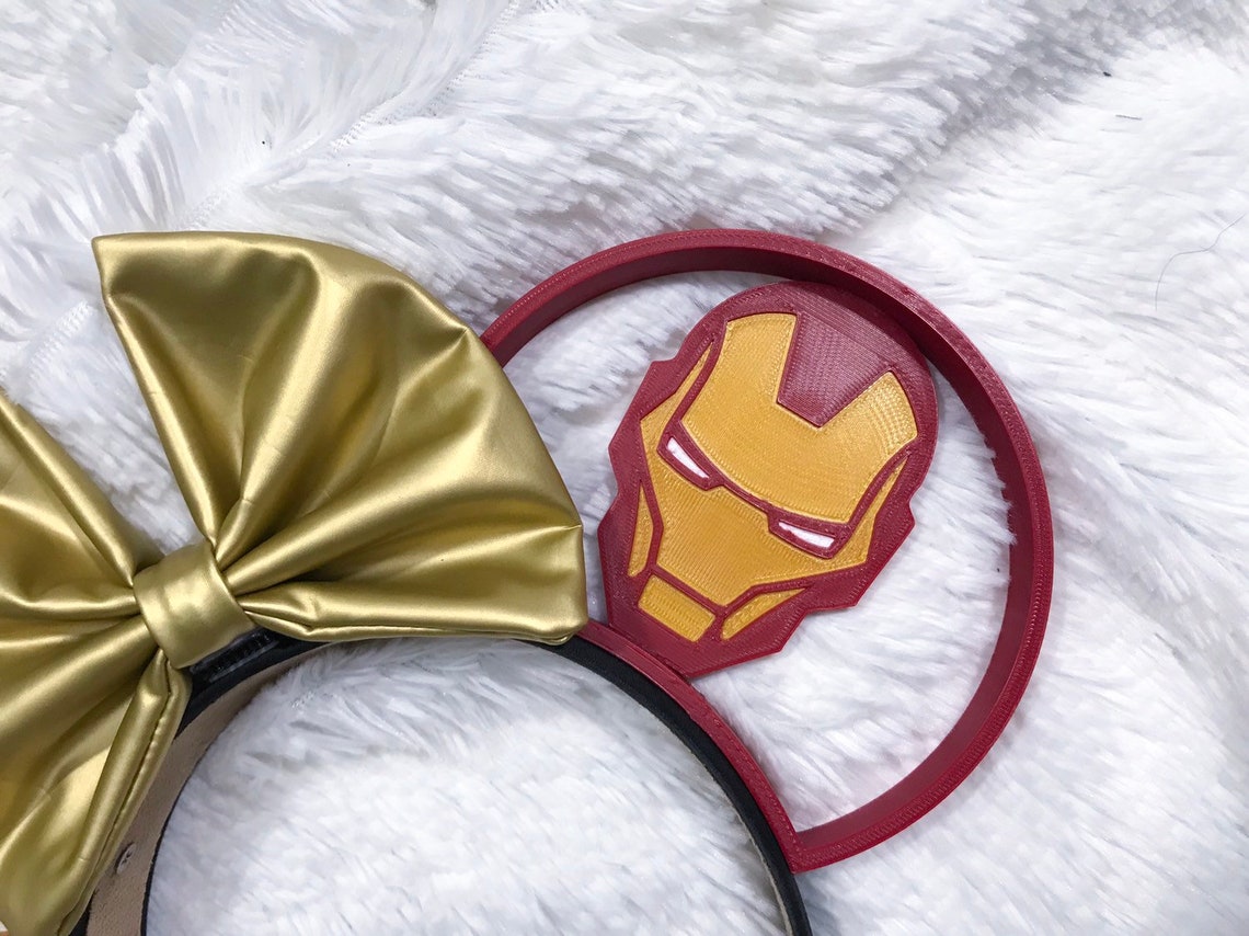 Iron Man Avengers 3D Mickey Ears - Etsy