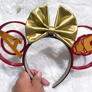 Iron Man Avengers 3D Mickey Ears - Etsy