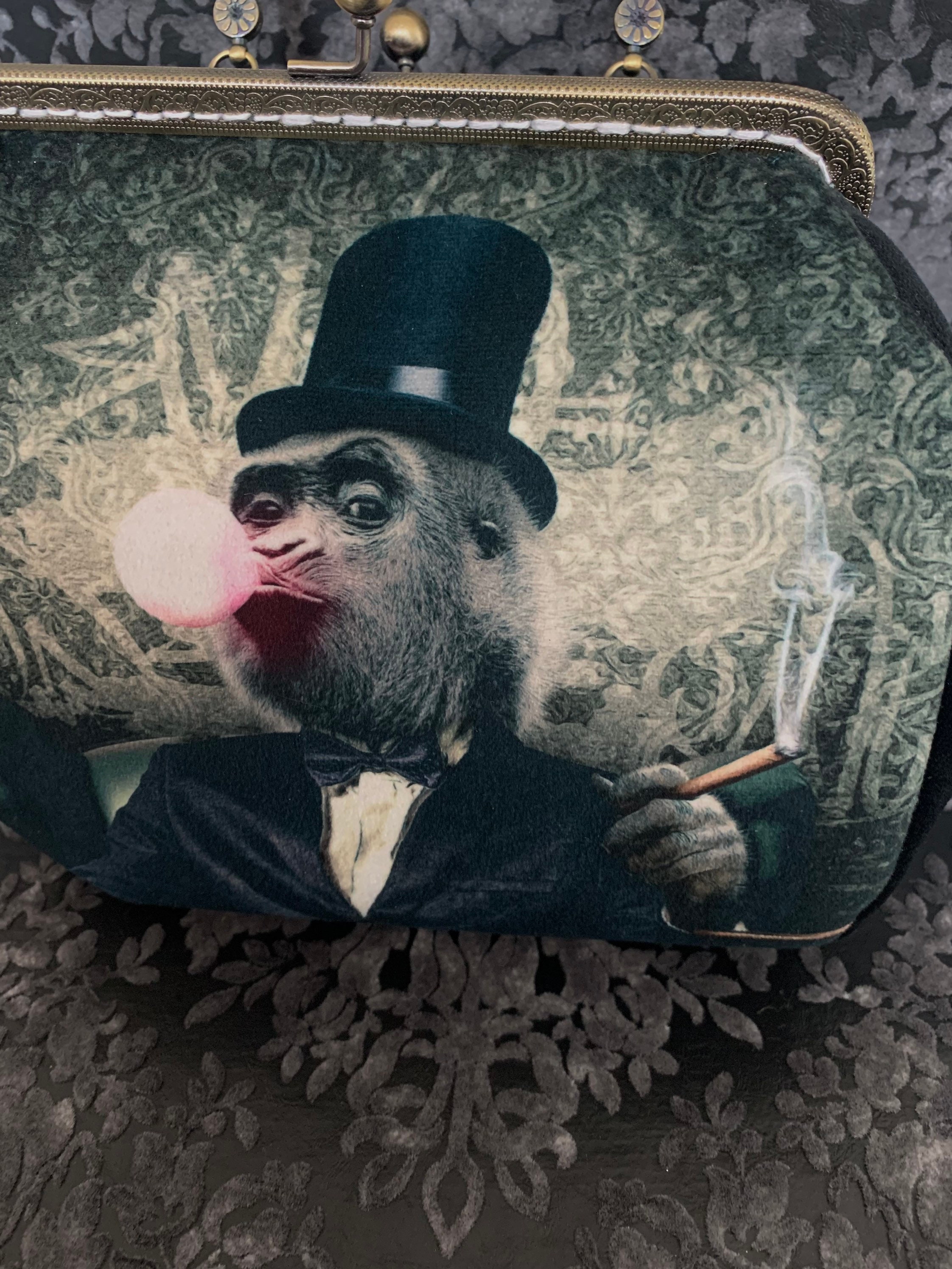 Mafia Monkey Handbag Retro Sylvain BINET - Etsy