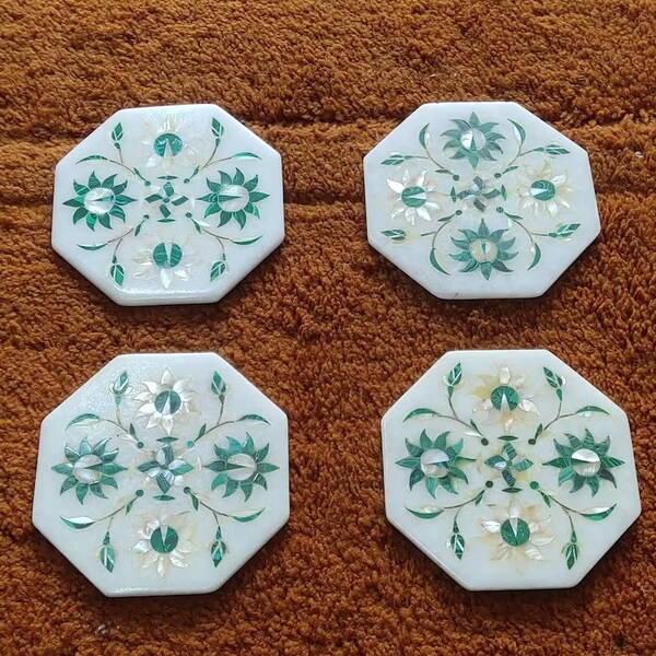 Marble Coasters - Etsy