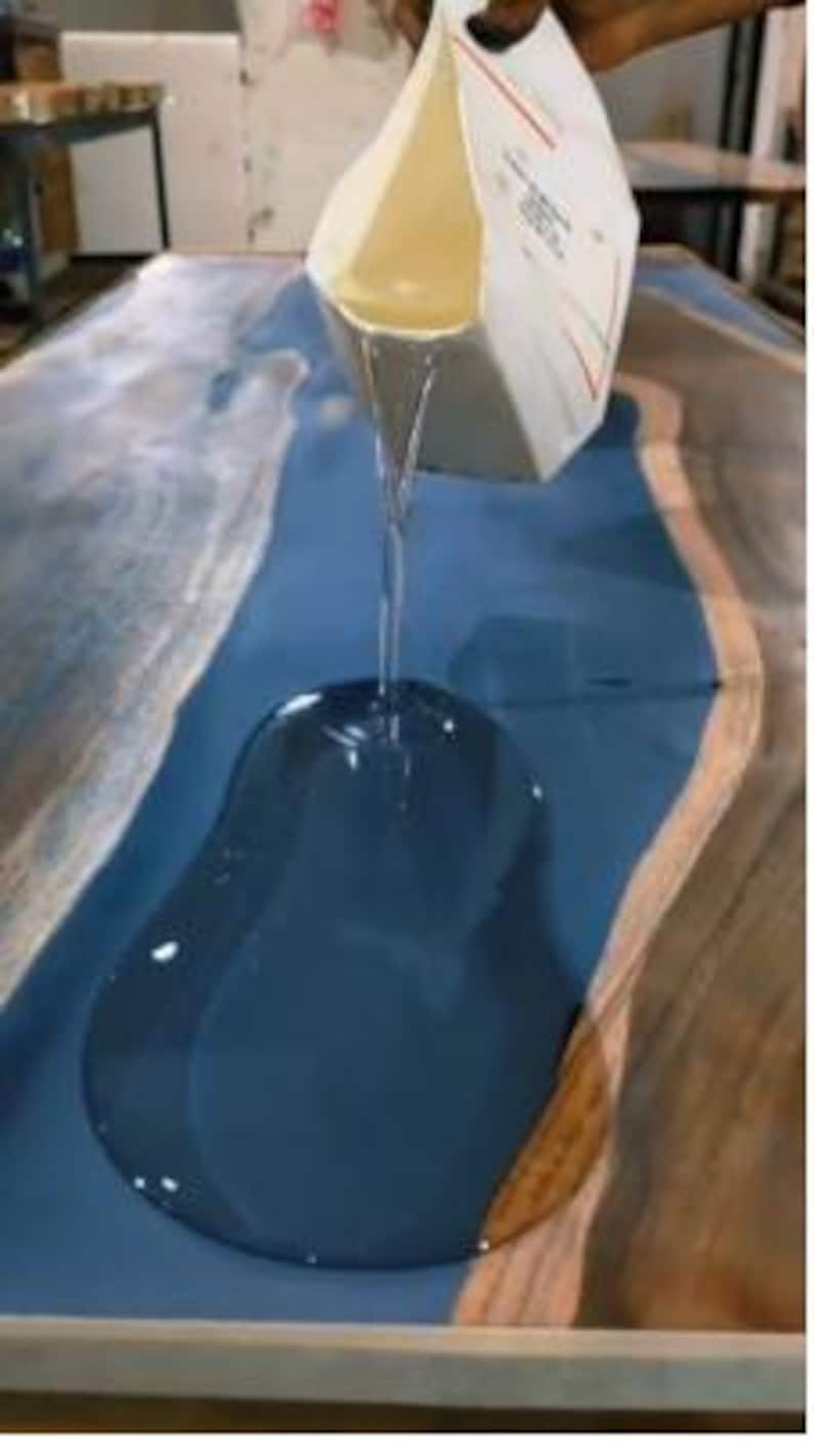Luxury Epoxy Resin River Dining Table – Handmade Acacia Wood Live Edge ...