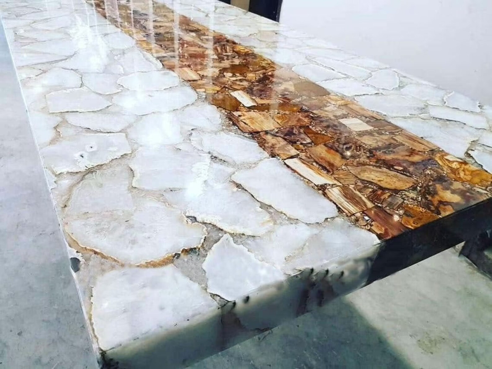 Agate Table Agate Coffee Table Agate Dining Table Agate - Etsy