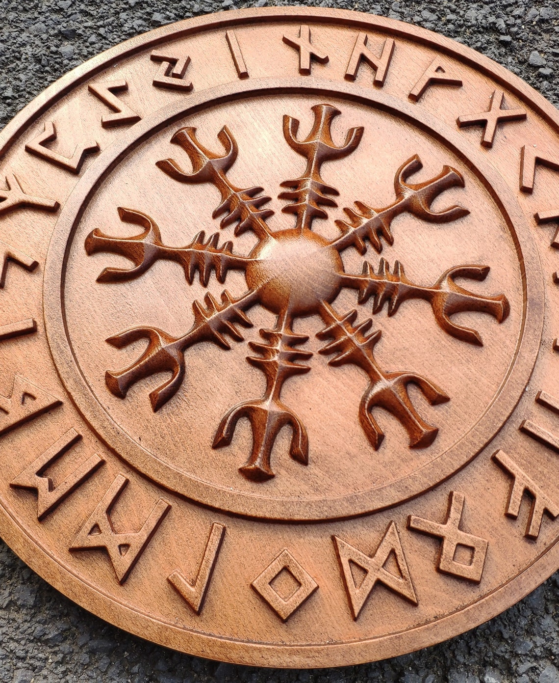 Helm of Awe Norse Shield Valhalla Odin Vikings Home Wall Decor | Etsy