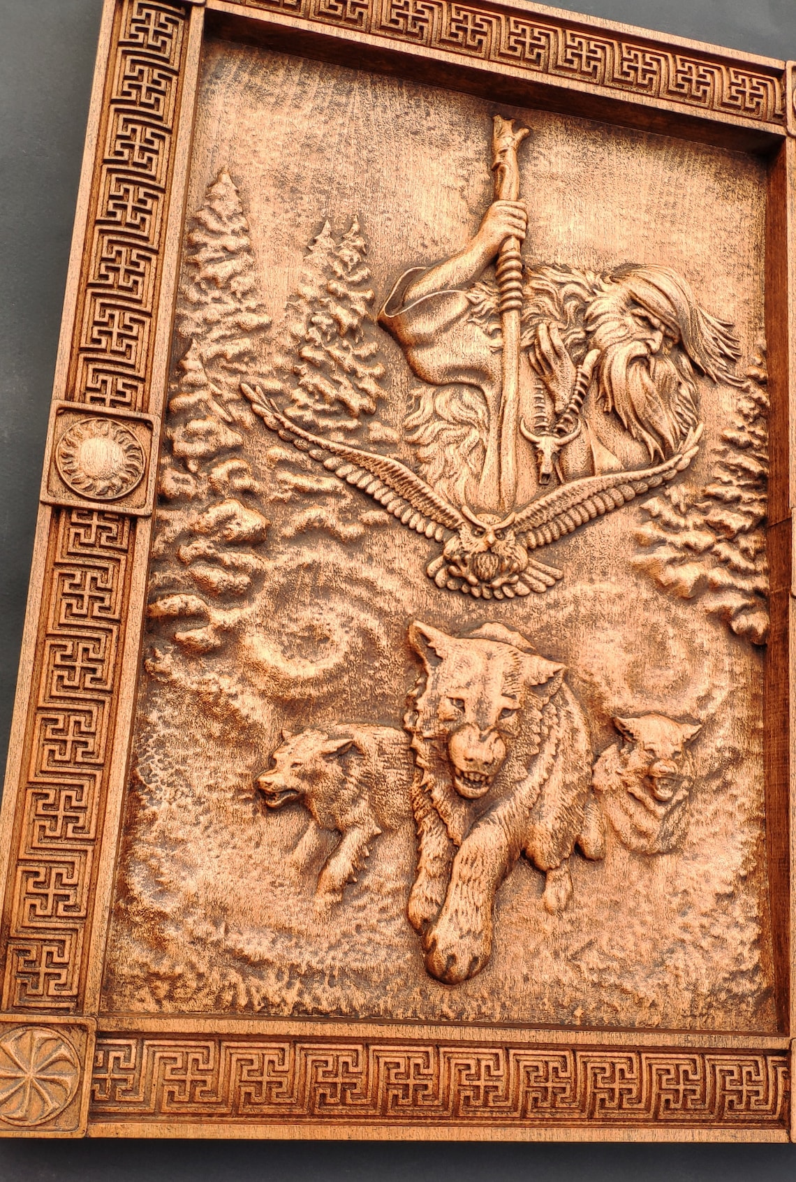 Chernobog - the God of Evil and Darkness Slavic Mythology Pagan Wood ...