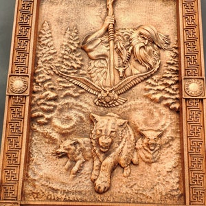 Chernobog - the God of Evil and Darkness Slavic Mythology Pagan Wood ...