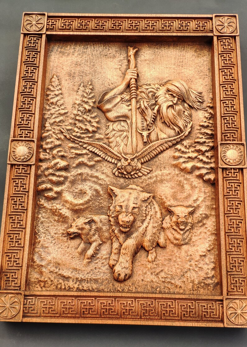 Chernobog - the God of Evil and Darkness Slavic Mythology Pagan Wood ...