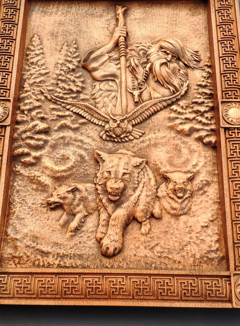 Chernobog - the God of Evil and Darkness Slavic Mythology Pagan Wood ...