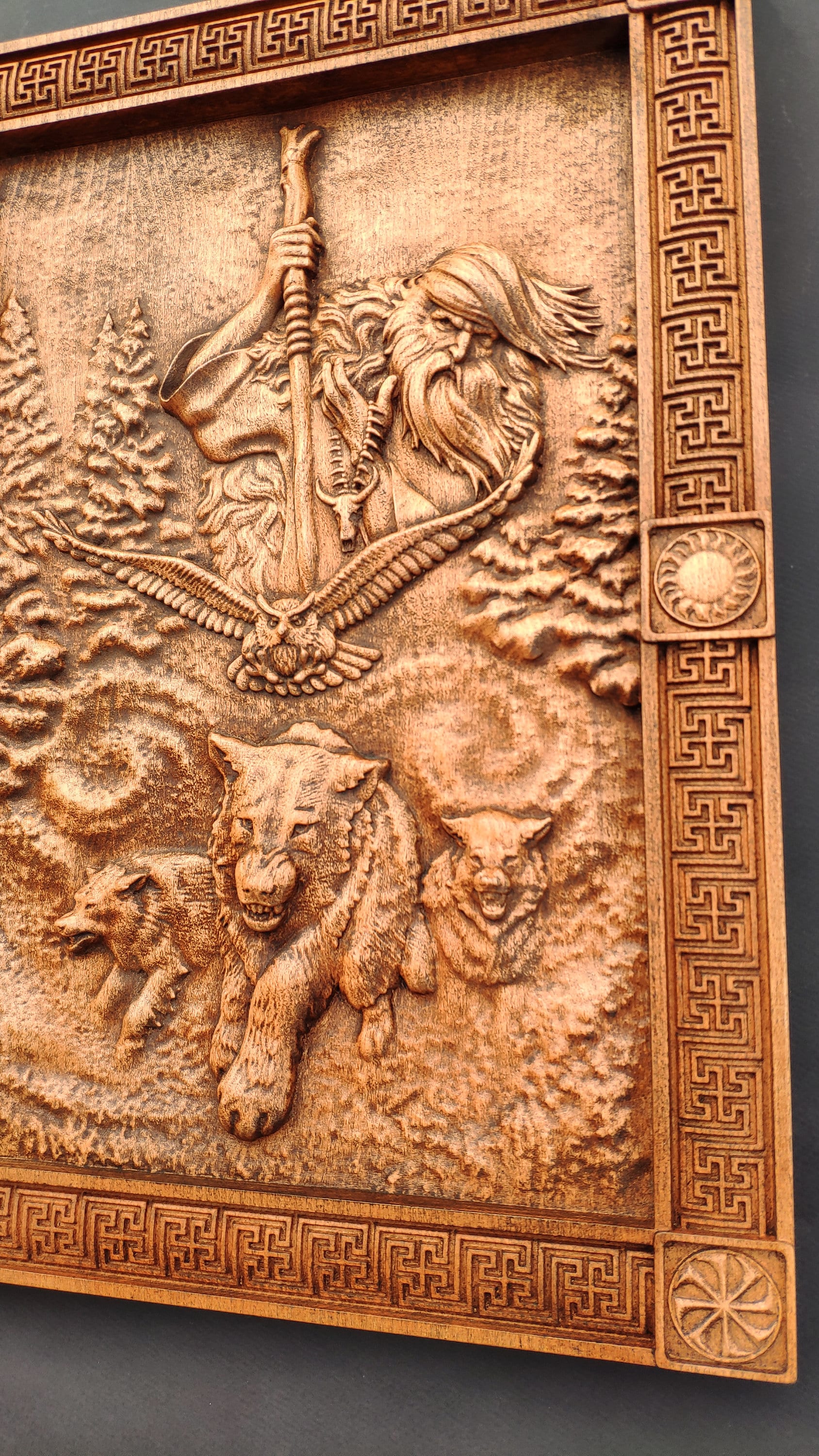 Chernobog - the God of Evil and Darkness Slavic Mythology Pagan Wood ...