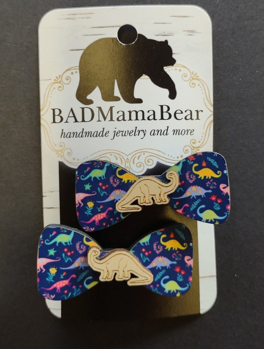Dinosaur Hair Clips, Dino Hair Accessories, Kids Hair Bows - Etsy