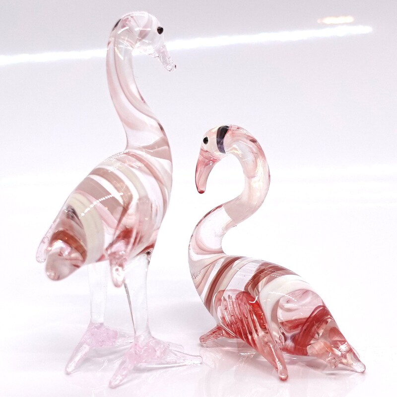 Flamingo Glass Art - Etsy