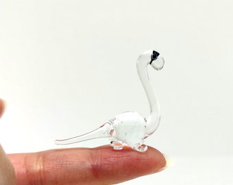 Tiny Micro Crystal Rat Morse Figurines Hand Blown Clear Glass Art ...