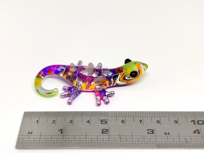Lizard Tiny Miniature Figurines Animals Hand Blown Glass Art | Etsy