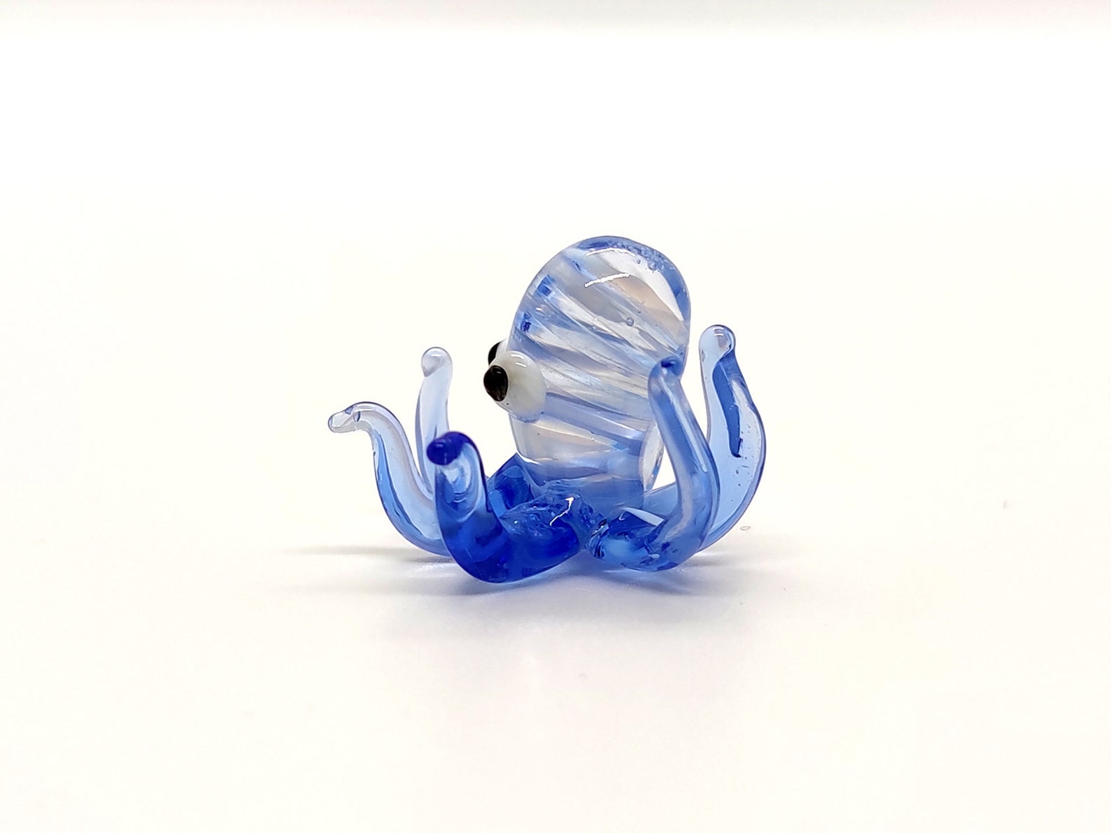 Tiny Micro Octopus Figurines Hand Blown Glass Art Sea Animals - Etsy