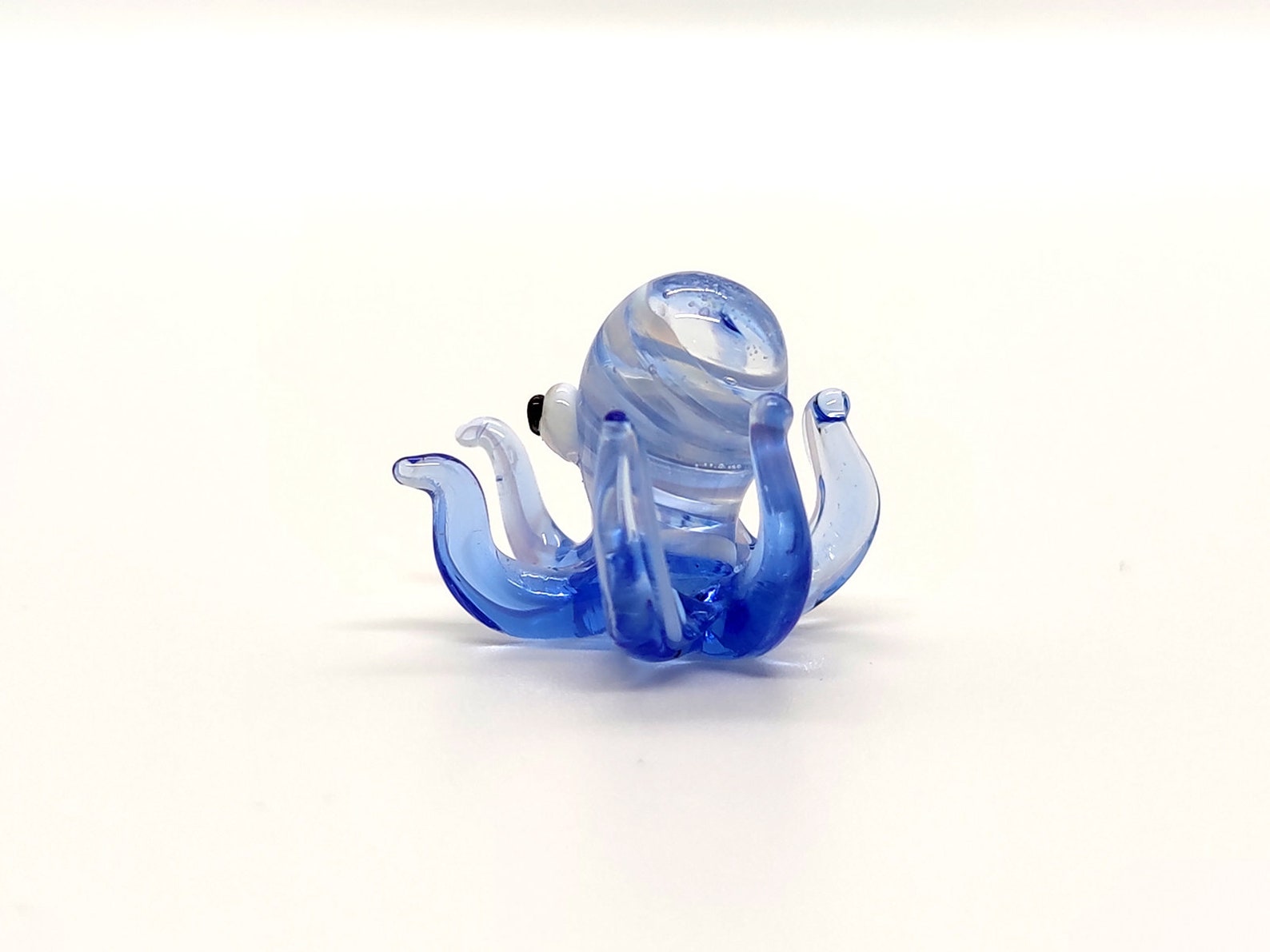 Tiny Micro Octopus Figurines Hand Blown Glass Art Sea Animals - Etsy