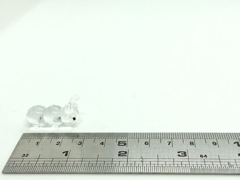 Tiny Micro Crystal Worm Figurines Hand Blown Clear Glass Art - Etsy